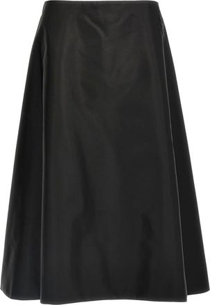 Marni Femme, Jupes, Noir, Taille: 34 FR A-line Midi Skirt