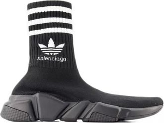 Balenciaga Low-Top Sneaker - Speed Lt Adidas Sneakers - Black/Logo White - Gr. 35 (EU) - in Schwarz - f&uuml;r Damen