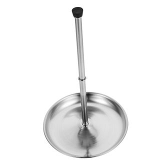 Lurrose Edelstahl Dekanterhalter mit Tropfschale Stabiles Weindekanter Trockenständer für Zuhause Kratzfestes Abtropfgestell mit Sicherem Rutschfestem Sockel 