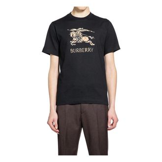 Burberry Homme, Tops, Noir, Taille: 2XL Seth EKD T-Shirt