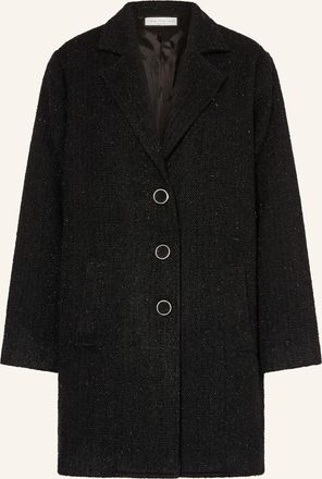 Sem per Lei Sem Per Lei Bouclé-Mantel Mit Glitzergarn schwarz