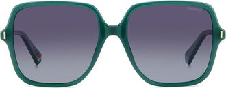 Polaroid Damen PLD 6219/S Sonnenbrille, gr&uuml;n, 54