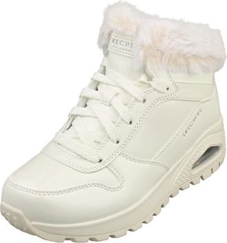 Skechers Womens Uno Rugged Ankle Boot, blanc, 38.5 EU