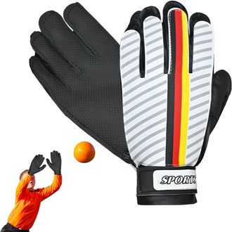 Generic Torwarthandschuhe, Fu&szlig;ballhandschuhe | Torwarthandschuhe der | Verstellbare Fu&szlig;balltrainingsausr&uuml;stung f&uuml;r das Schulturnier der -Ligen