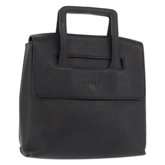 Loewe Sac &agrave; main en cuir Pre-owned - Femme - Pre-owned - Noir - Taille: ONE Size
