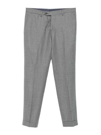 Barba Pantalons Décontractés - Gris Clair