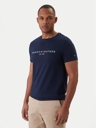 Tommy Hilfiger T-Shirt Logo MW0MW11797 Dunkelblau Regular Fit