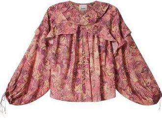 Isabel Marant Blouse fluide Charis imprim&eacute;e en soie