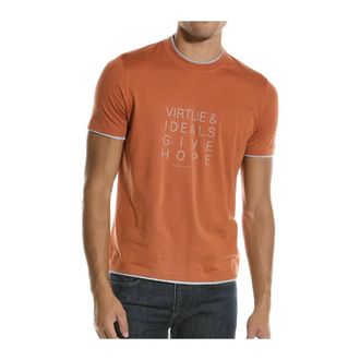 Brunello Cucinelli Homme, Tops, Orange, Taille: XL T-Shirt