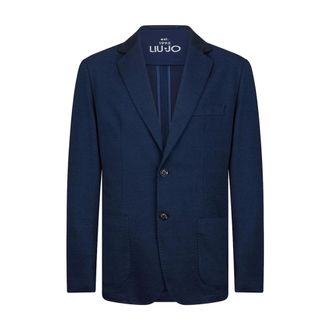 Liu Jo Homme, Vestes, Bleu, Taille: 3XL Veste &eacute;l&eacute;gante en jersey