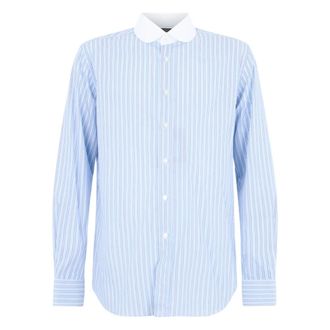 Slowear Gestreiftes Hemd - - Shirts - Herren - Blau - M