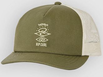 Rip Curl Search Icon Canvas Trucker Cap dark olive