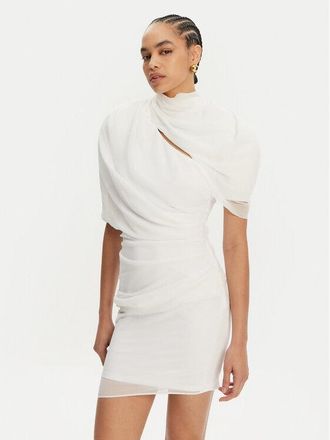 Jacquemus Coctailkleid 24H251DR130-1555 Wei&szlig; Regular Fit