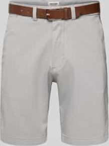 Jack & Jones Regular Fit Chino-Shorts mit Gürtel Modell MARCO FRANCO