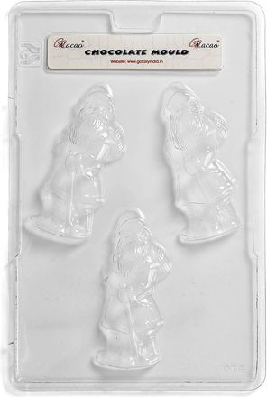 Mystic Moments Cacao Wanderschuhe Weihnachtsmann Schokoladenform 3 Hohlraum