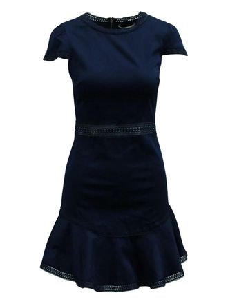 Alice & Olivia Minikleid mit Eins&auml;tzen - Blau
