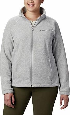Columbia Benton Springs Full Zip Veste Polaire, Cirrus Grey Heather, Large Petite Femme