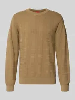 HUGO BOSS Regular Fit Pullover aus reiner Baumwolle Modell Simoh