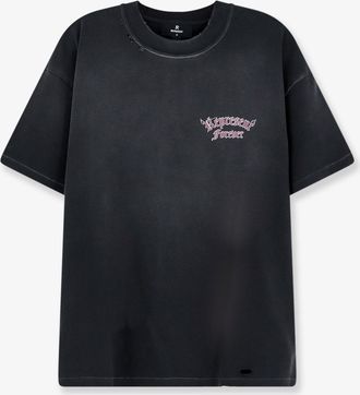 Represent Used-effect cotton T-shirt - REPRESENT - gender_Man