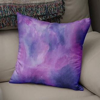 Bonamaison Le Jardin du Lin Kissen Zierkissenbezug Kissenbezug, Aquarell-Thema Dekoration, Für Zuhause Autos Büro Sofa Wohnzimmer Couch Schlafzimmer Dekor, 50x50