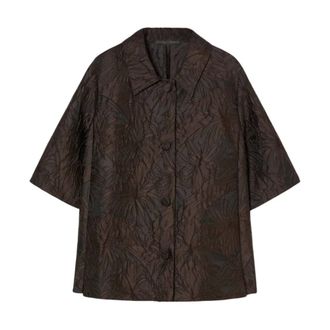 Marina Rinaldi Damen, Blusen & Hemden, Braun, 2XLGröße