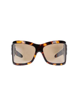 Bottega Veneta Sunglasses Intrecciato Wraparound