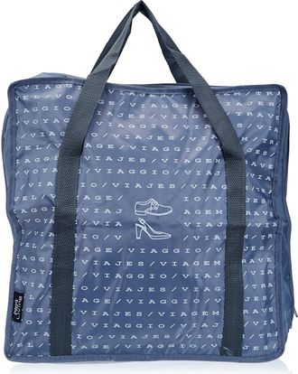 Domopak Living 8001410070708 Schuhständer, 6 Paar, Polyester, grau, 36 x 36 x 17 cm