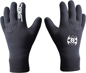 Generic Handschuh Warmer Neoprenanzug Schnorchelhandschuhe Elastische Tauchhandschuhe Neopren Erwachsene 3mm Neoprenanz&uuml;ge & Surfen (as Shown, XL)