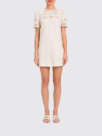 Twinset Robe Femme couleur Perle