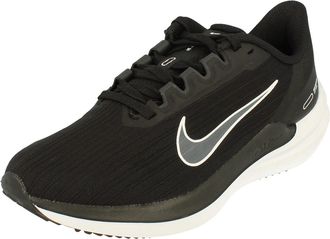 Nike Nike Damen Air Winflo 9 Sneaker, Black/White-DK Smoke Grey-Pure Platinum, 38.5 EU