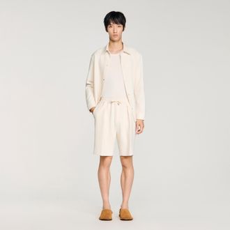 Sandro Bermudashorts aus Jersey