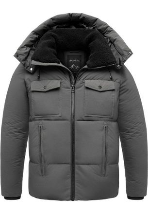 Amaci & Sons Winterjacke RENTON Winterjacke Herren Gef&uuml;tterte Winter Jacke f&uuml;r M&auml;nner mit Kapuze