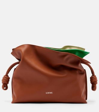 Loewe Clutch Flamenco Medium aus Leder