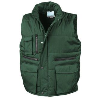 Result Lance - Veste sans Manches Hydrofuge et Coupe-Vent - Homme (2XL) (Vert Bouteille)