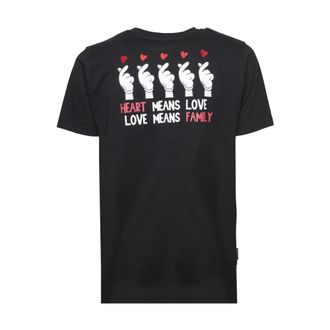 Family Fir$t Milano B-Hugs Baumwoll-T-Shirt mit Bugs Bunny Stickerei - - Tops - Herren - Schwarzk - 2XL