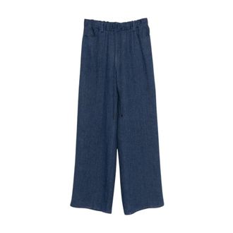 Antonelli Femme, Pantalons, Bleu, Taille: 40 FR Wide Pantalons
