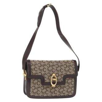 Celine Sac bandouli&egrave;re vintage en toile Pre-owned - Femme - Pre-owned - Beige - Taille: ONE Size