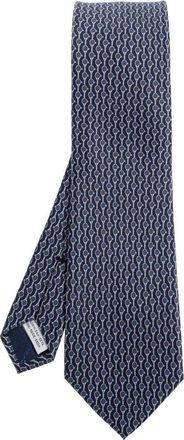 Ferragamo Homme, Accessoires, Bleu, Taille: ONE Size Cravate en soie