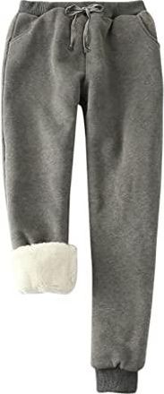 Generic Pantalon de surv&ecirc;tement pour homme avec doublure en polaire pelucheuse - Grande taille - Couleur unie - V&ecirc;tements de printemps - Legging Harun d&eacute;contr