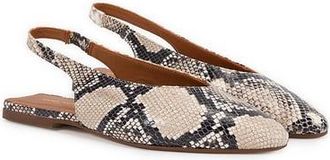 Maison Toufet Sling-back Mariana en cuir