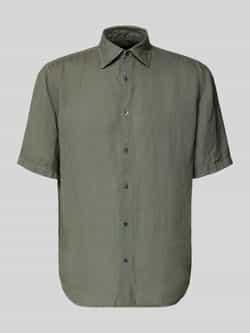Boss Orange by Hugo Boss Regular Fit Freizeithemd aus reinem Leinen Modell RASH