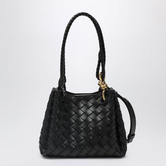 Bottega Veneta Kleine schwarze Parachute-Tasche