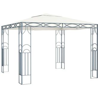 vidaXL Vidaxl - Tonnelle 300 x 300 cm Cr&egrave;me