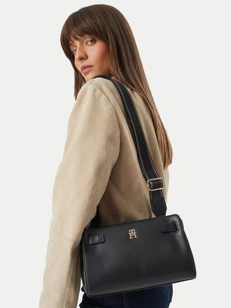 Tommy Hilfiger Handtasche Th Joy Crossover AW0AW19065 Schwarz
