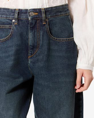Isabel Marant Pantalon Oriane - Femme - Bleu - Taille34 - Isabel Marant