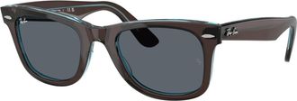 Ray-Ban unisex, Accessoires, Brun, Taille: 50 MM Lunettes de soleil classiques Wayfarer