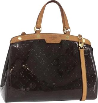 Louis Vuitton Pre-owned Sac &agrave; main vintage en cuir verni - Femme - Pre-owned - Violet - Taille: ONE Size