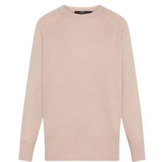 Seventy Pull &agrave; col rond en maille torsad&eacute;e - Femme - Pulls - Rose - Taille: 38 FR