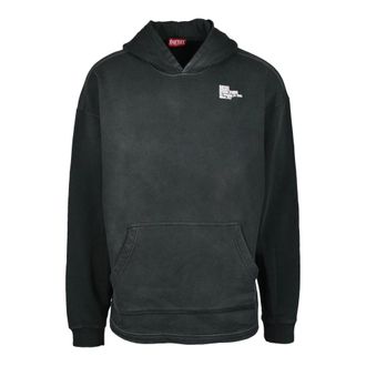 Diesel Homme, Sweatshirts et sweats à capuche, Gris, Taille: S Sweat à capuche