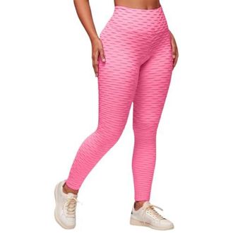 Generic Legging de sport pour femme - Pantalon de yoga - Couleur am&eacute;lior&eacute;e - Pour le sport, le fitness, les loisirs - 2026, rose, 3XL